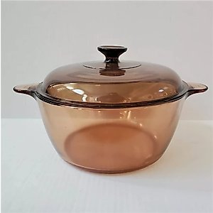 Corning Vision Amber 4.5 L Stew Pot w/Lid