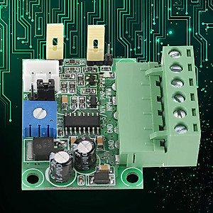 Voltage to PWM Converter, 0-5V/0-10V Analog Input Voltage to 0-100% PWM Signal 2KHZ-20KHZ Converter Module