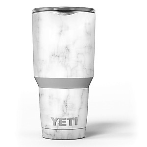 Design Skinz Slate Marble Surface V57 - Skin Decal Vinyl Wrap Kit Compatible with The Yeti Rambler Cooler Tumbler Cups
