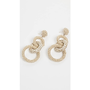 Deepa Gurnani Women's Deepa by Deepa Gurnani Sienna Earrings, Silver, One Size