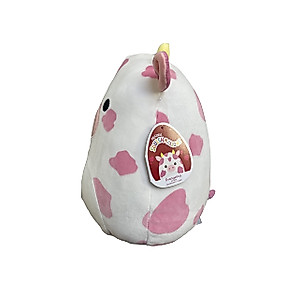 Squishmallows Official Kellytoy Plush 11 Inch (Evangelica The Pink Cow)