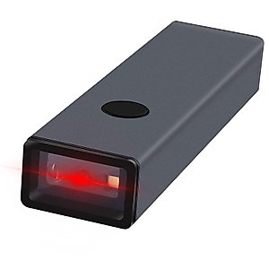 2D QR Wireless Bluetooth Alloy Metal Barcode Scanner,Symcode Portable Handheld Barcode Reader Scanner 3-in-1 Aluminum Alloy Metal Outer Box Barcode Scanner