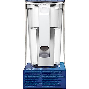 Brita Water Filter Pitcher for Tap and Drinking Water with 1 Standard Filter, Lasts 2 Months, 5-Cup Capacity, BPA Free, White