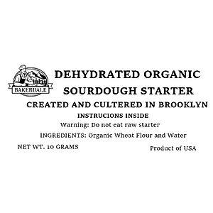 Bakerdale Dehydrated Organic Sourdough Starter Culture