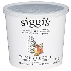 SIGGI'S Honey Whole Milk Yogurt, 24 OZ