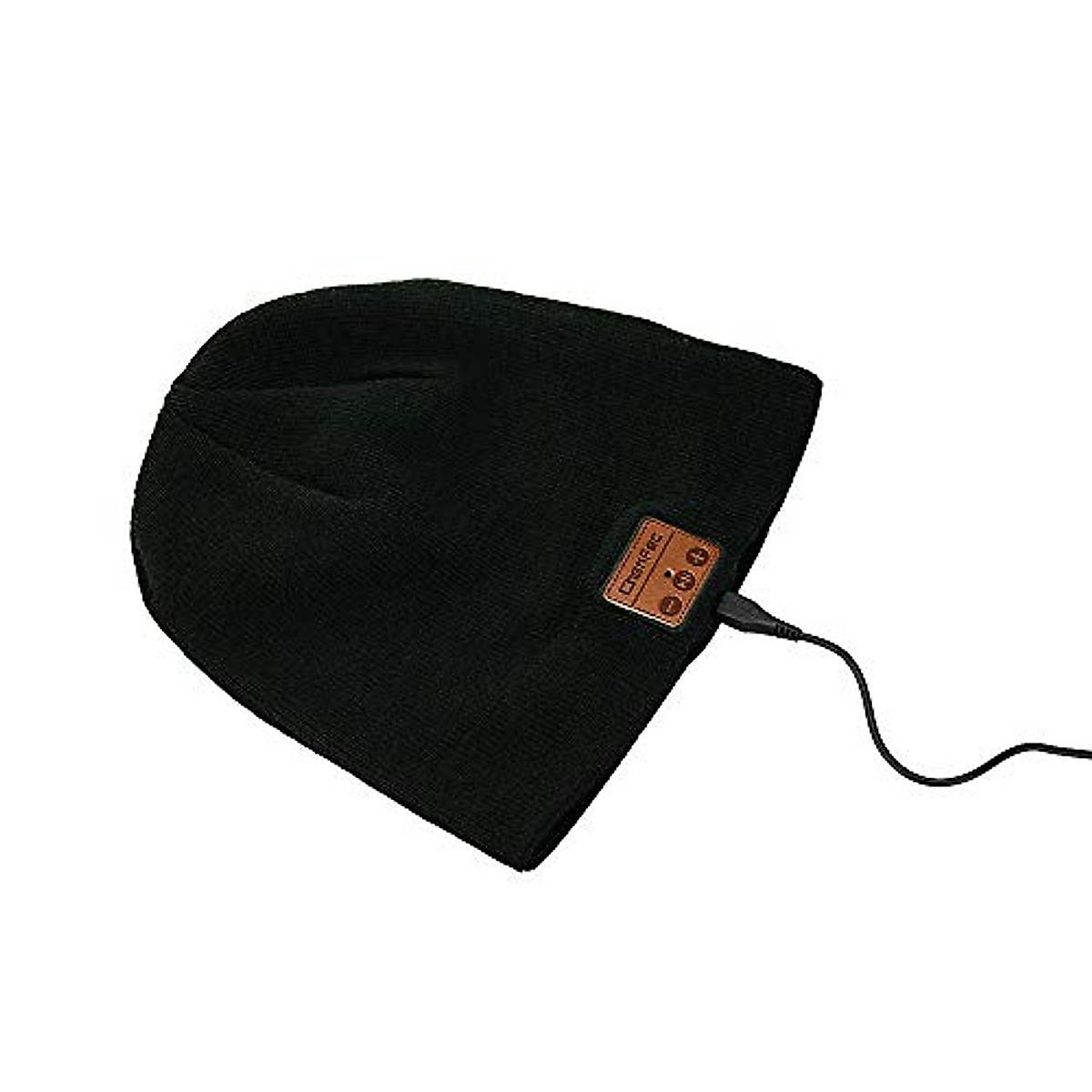 ChenFec Bluetooth 5.0 Beanie Hat Wireless Headphone Beanie caps Built-in Mic&Speaker Hands Free for Women & Men Outdoor Sport-Black