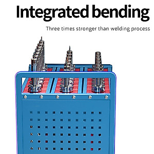 Kissybride Tool Cart 40 Taper Tool Holder CNC Tool Cart CAT40 Tool Trolley BT40 Service Carts CNC Machine Tool Service Cart (CAT40 35 Capacity), Blue