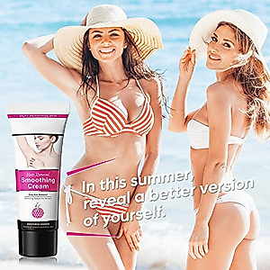 Hair Removal Cream, Painless Hair Remover Depilatory Cream for Underarms Bikini Pubic and Body Fast & Effective Suitable for Women