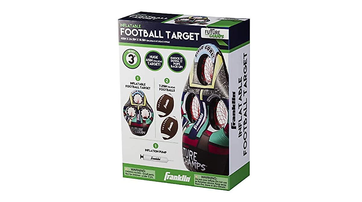 Franklin Sports Kids Football Target Toss Game - Fun & Portable
