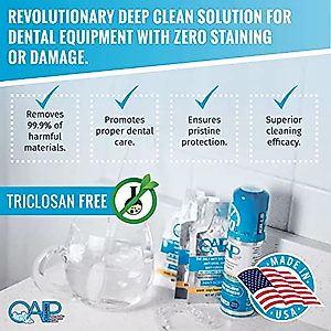 Orthodontic Cleaner by OAP Cleaner | Retainer Cleaner, Denture Cleaner, and Mouth Guard Cleaner | 60 Second Gel Cleanser | Paraben, Sulfate and Triclosan Free | 60 mL Bottle