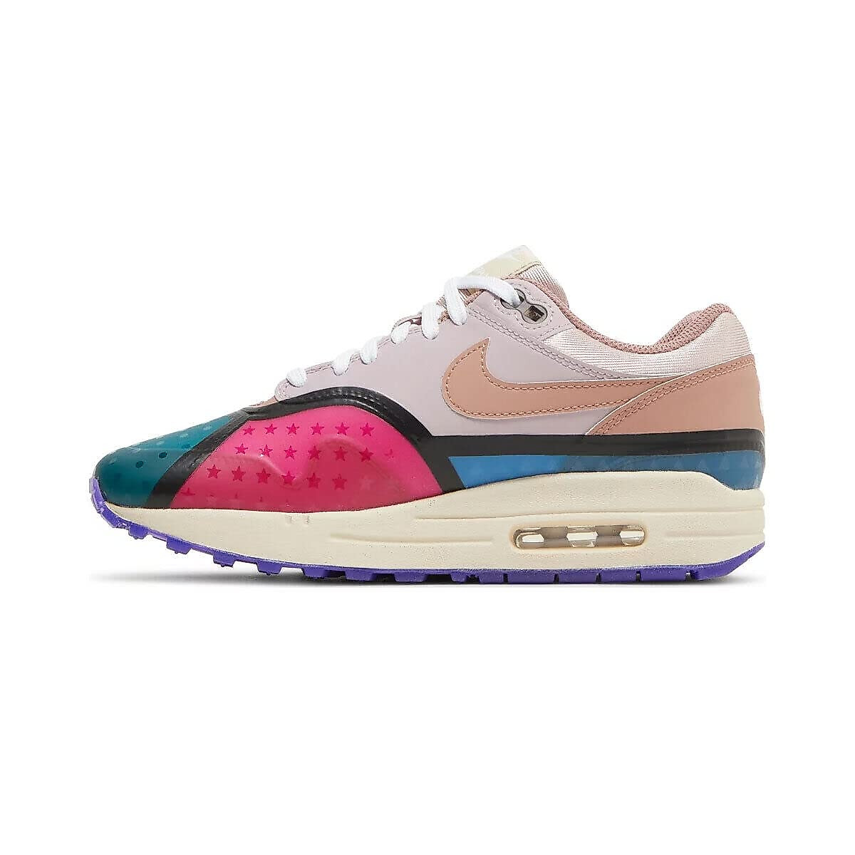 Nike Air Max 1 PRM Plum Fog/Fossil Rose/Pink Oxford 7.5 D (M)