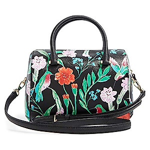 kate spade new york Cameron Street Jardin Lane Large Satchel, Black Multi
