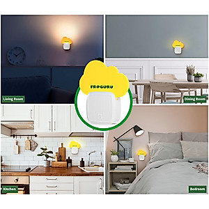 FROGURU Plug in Fly Trap Indoor with 14 Sticky Refills (2-Pack) - Easy to Use Odorless Indoor Fly Trap for Home with Yellow LED Light - Traps Insects Like Fruit Flies, Mosquitoes, Gnats, Moths, etc.