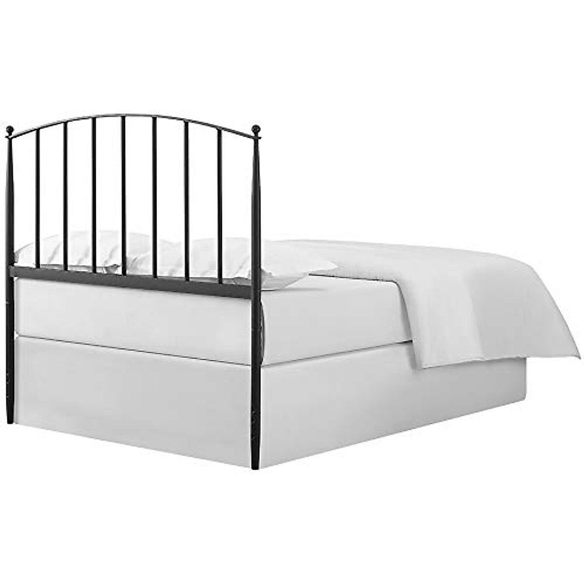 Crosley Furniture CF91002-601BK Whitney Arched Metal Headboard, King, Black