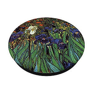 Van Gogh Irises Pop Socket - Van Gogh Art Gift PopSockets PopGrip: Swappable Grip for Phones & Tablets