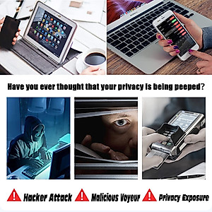 Anoys Webcam Cover, 6 Pack Ultra-Thin Camera Cover Privacy Protector, Cover Slide for Laptop, Mac, MacBook Air, iPad, PC, Cell Phone, Webcam Covers Laptop Accessories