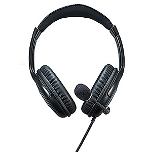 Acer Wired Headset with Flexible Omnidirectional Mic, Adjustable Headband