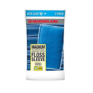 Marineland ML90769 JH Floss Sleeve Magnum Polishing Internal Filter (3 Pack)