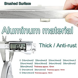 Heavy Duty Silent Lazy Susan Turntable 1 Piece, 12~100 Cm Aluminium Alloy Table Turntable Base Bearing, Round Table Swivel Base For Kaleidoscopes Tabletop Serving Show