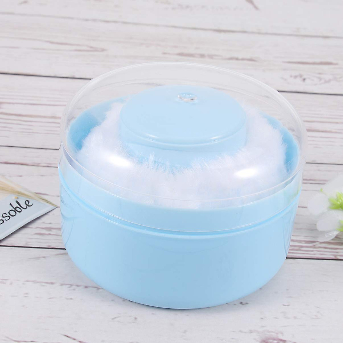 1 Set Puff Container after Puff with Handle Powders Loose Puff Puff for Face Cornstarch Bath Portable Face Puff Women Travel Blush