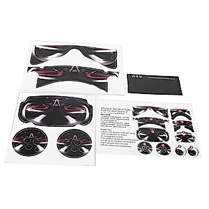 VR Glasses Protective Sticker, VR Headset Stickers Comfortable for Quest 2(Wild Hour)