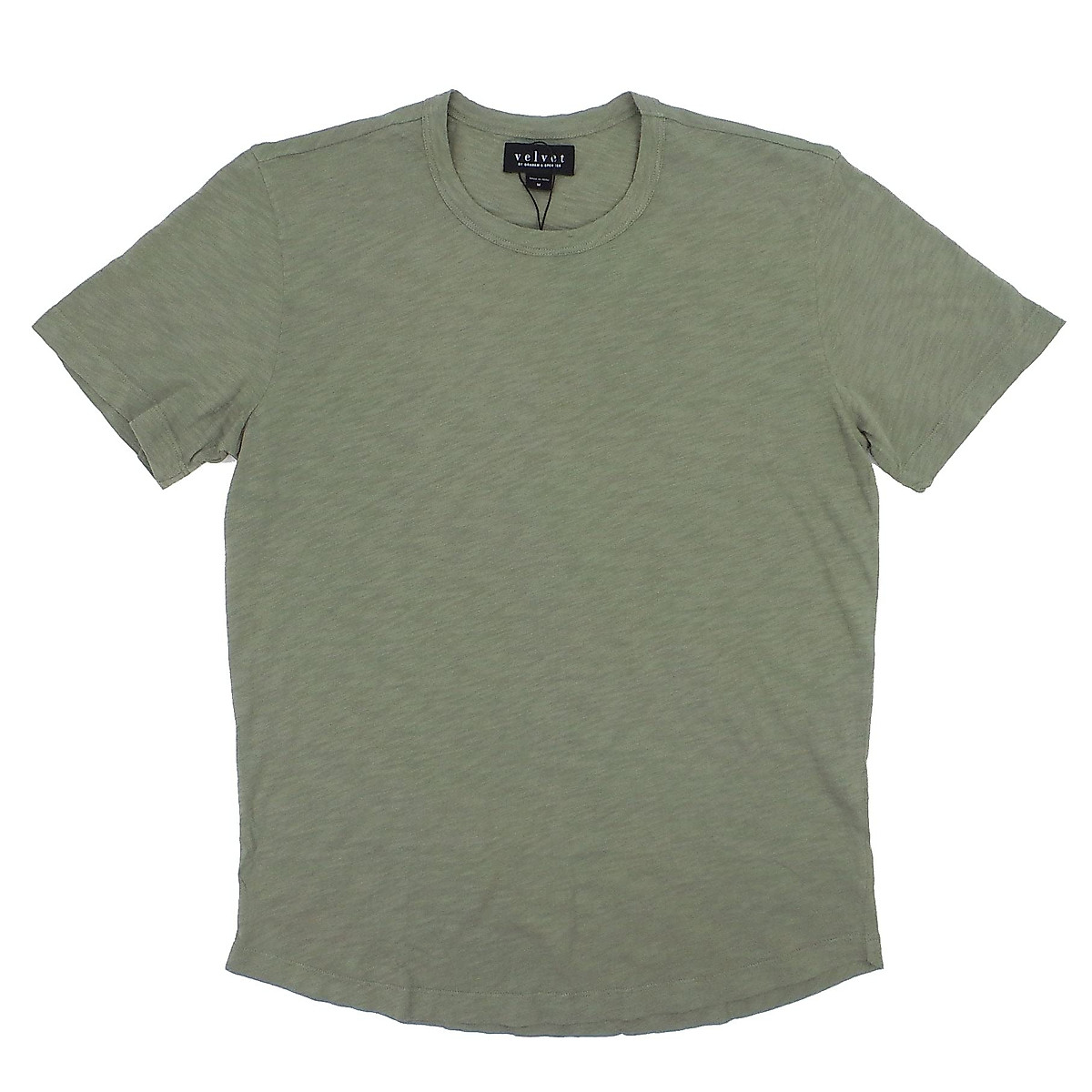 Velvet by Graham & Spencer mens Velvet Graham Spencer Men's Amaro Rounded Hem Crew Shirt, Midnight, X-Large US