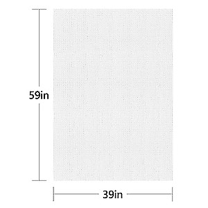 Cross Stitch Aida Fabric 16 Count, 59 by 39 Inch Large Size, Classic Reserve Cross Stitch Aida Cloth for Home DIY Embroidery Decoration
