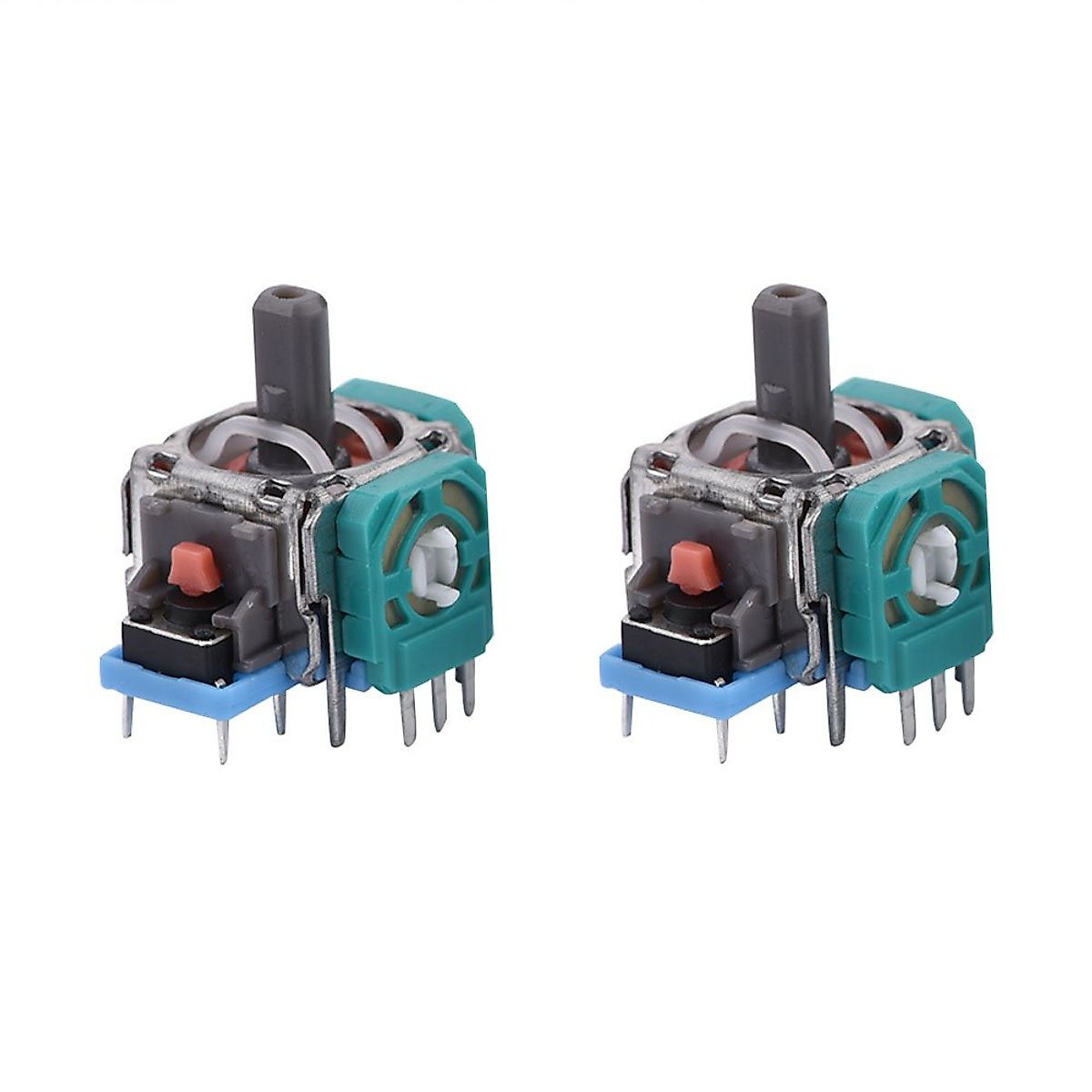 Analog Joysticks Repair Kit, 2 Pcs Analog Stick 3D Joystick Replacement for PS4 Controller Analog 3D Joystick Thumbstick Replacement Kits