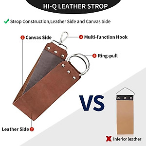 Straight Razor Wooden Handle Shaving Ready for Men Barber,Straight Edge Razor Kit Professional Shaving Razor with Leather Strop Brush Shaving Cream,Barber Approved