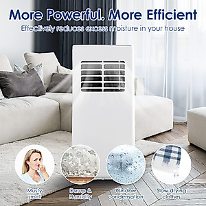 EUHOMY AC-8 Portable air Conditioner, White