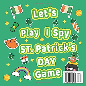 I Spy With my Little Eye St. Patrick’s Day: Fun Challenging Saint Patrick’s Day I Spy Book for Kids Ages 4-8 year old | look and find Guessing game for Smart kids, Preschoolers and Toddlers