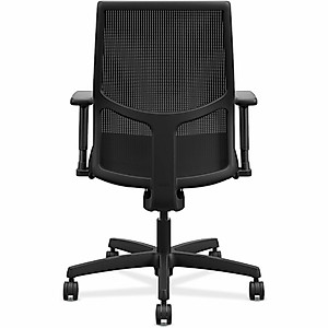 HON Ignition 2.0 4-Way Stretch Low-Back MESH Task Chair, Supports UP to 300 LB, 16.75" to 21.25" SEAT Height, Black