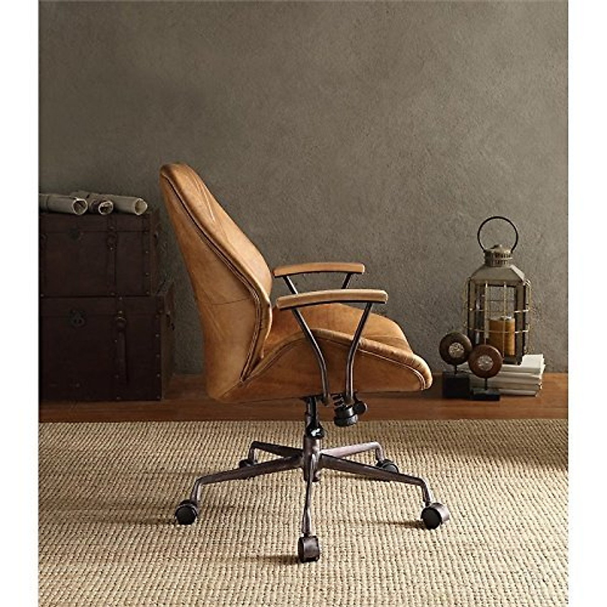 ACME Hamilton Executive Office Chair - 92412 - Coffee Top Grain Leather