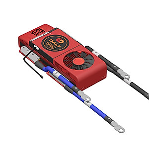 DALY BMS Li-ion 72V 300A BMS 20S Protection Board with Cooling Fan Balance Wire for Self Built Solar Panel Energy DIY Electricity Supply System(Standard BMS,300A Fan)
