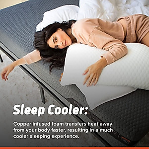 Layla 13” Hybrid Mattress, Flippable Between Firm & Medium Soft Comfort, Motion Minimizing (Queen)