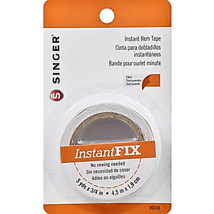 Singer Instant Hem Tape, 3/4-Inch by 15-Foot (3 Pack)