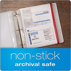 Cardinal Plastic Zippered Binder Pockets, 3-Hole Punched, Fits Full Letter Size 8-1/2" x 11" Sheets, Clear with Multicolor Zippers, 5-Pack (14650)