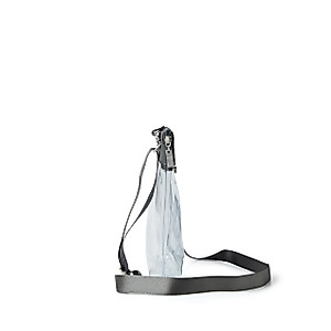 Baggallini womens Stadium Clear Pocket Crossbody, Charcoal, One Size