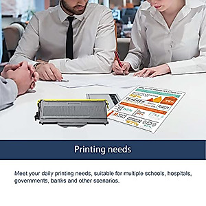 2 Pack TN360 TN-360 Compatible TN360 TN-360 Toner Cartridge Black Replacement for DCP-7030 7040 7045N HL-2120 2125 2140 2150 2150N 7820 7420 7820N Printer,Sold by RUBIDUMINK