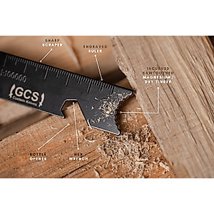 GCS Knives Handmade D2 steel tracker knife with Pure leather sheath Fire starter 6 inch (20,000 strikes) and sharpening stone