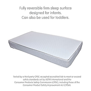 BreathableBaby EcoCore 200 Crib Mattress, Stain Resistant, No VOCs, Phthalates, or Flame Retardant Chemicals, No Latex, Glue, or Off Gassing, 52" x 28" x 6", Natural, 12 lb