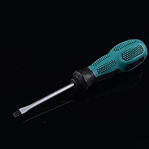 ZRSJ Screwdriver Set, 9pcs Phillips Slotted Screwdriver Set Magnetic Head Repair Tool Kit Manual Repair Tool (Color : Green)