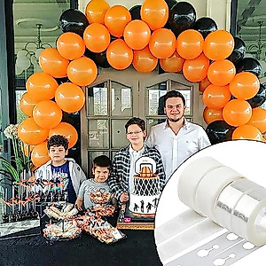 Balloon Arch Kit 12 Rolls Balloon Arch Strip 98.4 Feet Balloon Garland Tape Strip 600 Balloon Dots Glue Balloon Tape and Glue Point for Birthday Party Wedding Baby Shower Arts DIY Balloon Decoration