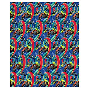 Blaze and The Monster Machines Single Duvet Cover - Blazing Speeed Design - Officially Licensed Reversible Two Sided Design
