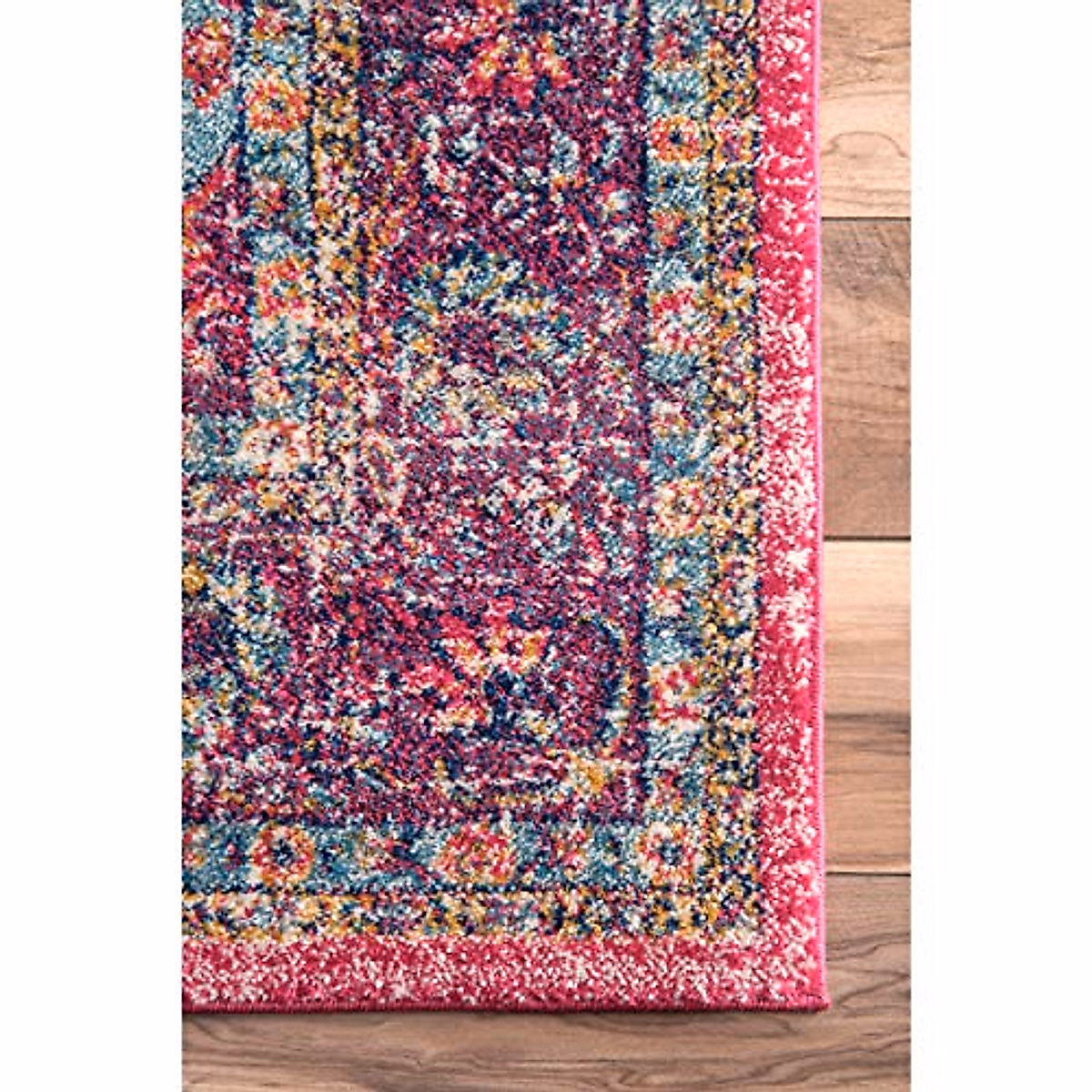NuLOOM Verona Vintage Persian Area Rug, 4' x 6', Pink