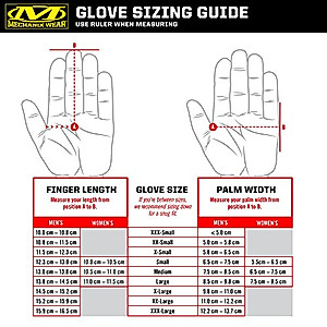 Mechanix Wear: M-Pact 2 Covert Tactical Work Gloves (Large, All Black)