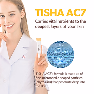 Tisha AC7 Micro-needle Pimple Serum | Blemish Remover | Zit Cream | Pimple Spot Treatment | Zit Remover | Pimple Cream | Skin Care for Troubled Skin | Natural Ingredients, 0.5 fl. oz.