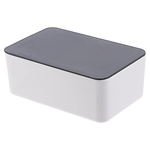1pc Storage Box Plastic Tissue Case Dispenser Holder with Lid Dispenser Holder