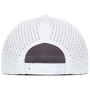 Funny Golf Hats for Men Women,Golf Gifts Skull Baseball Cap for Adults Humor,White 2