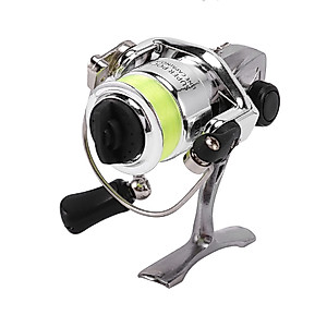 REHOC Mini 100 Pocket Fishing Reel Fishing Tackle Small Reel 4.3:1 Metal Wheel Small Reel